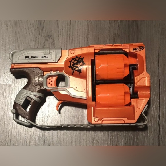 Nerf | Toys | Nerf Zombie Strike Flipfury Blaster Working Condition ...